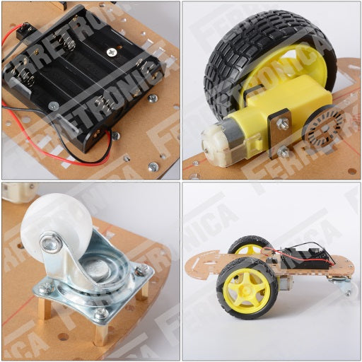 Chasis 2WD KIT Carro Inteligente Smart Robot Arduino