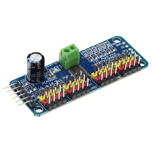 Controlador_16_Servomotores_PCA9685_PWM_-_I2C_-_12_Bits_Modulo_PCA9685 ...